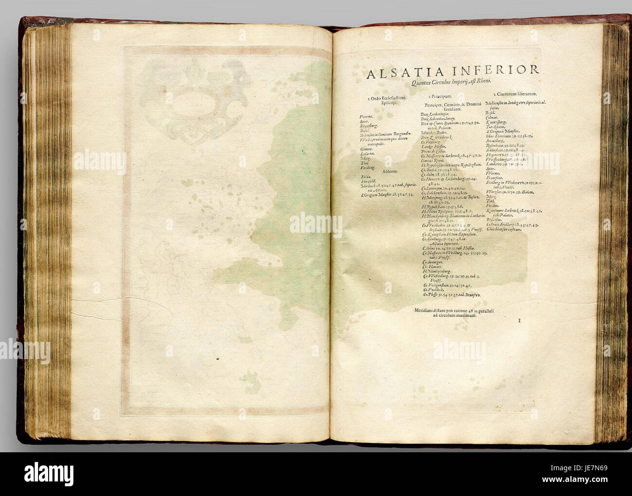 This image features the 'Atlas Cosmographicae' by Gerardus Mercator, a ...