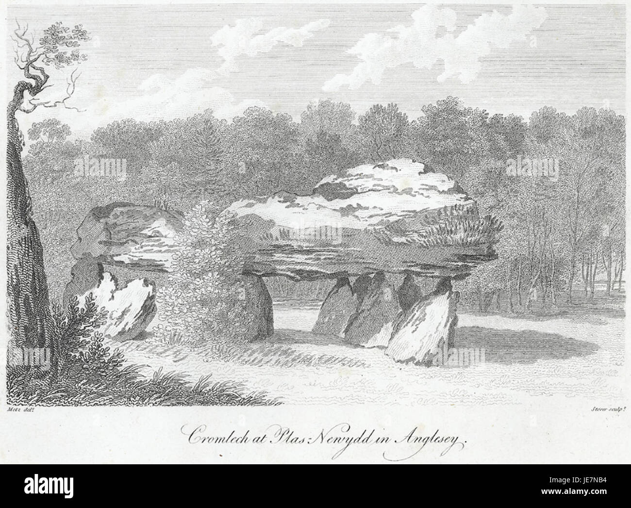Cromlech prehistoric megalithic structure hi-res stock photography and ...