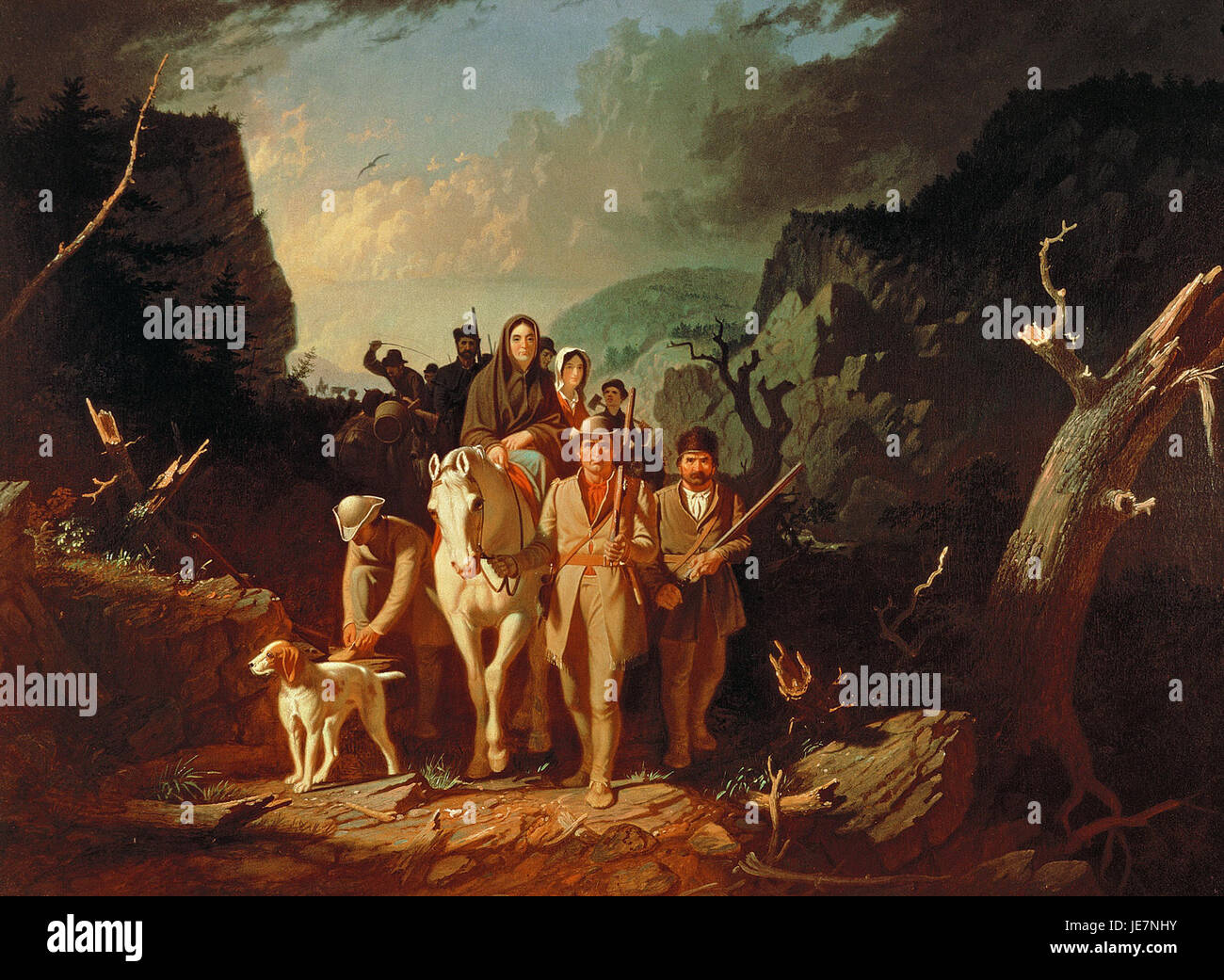 This 1851 painting by George Caleb Bingham depicts the legendary ...