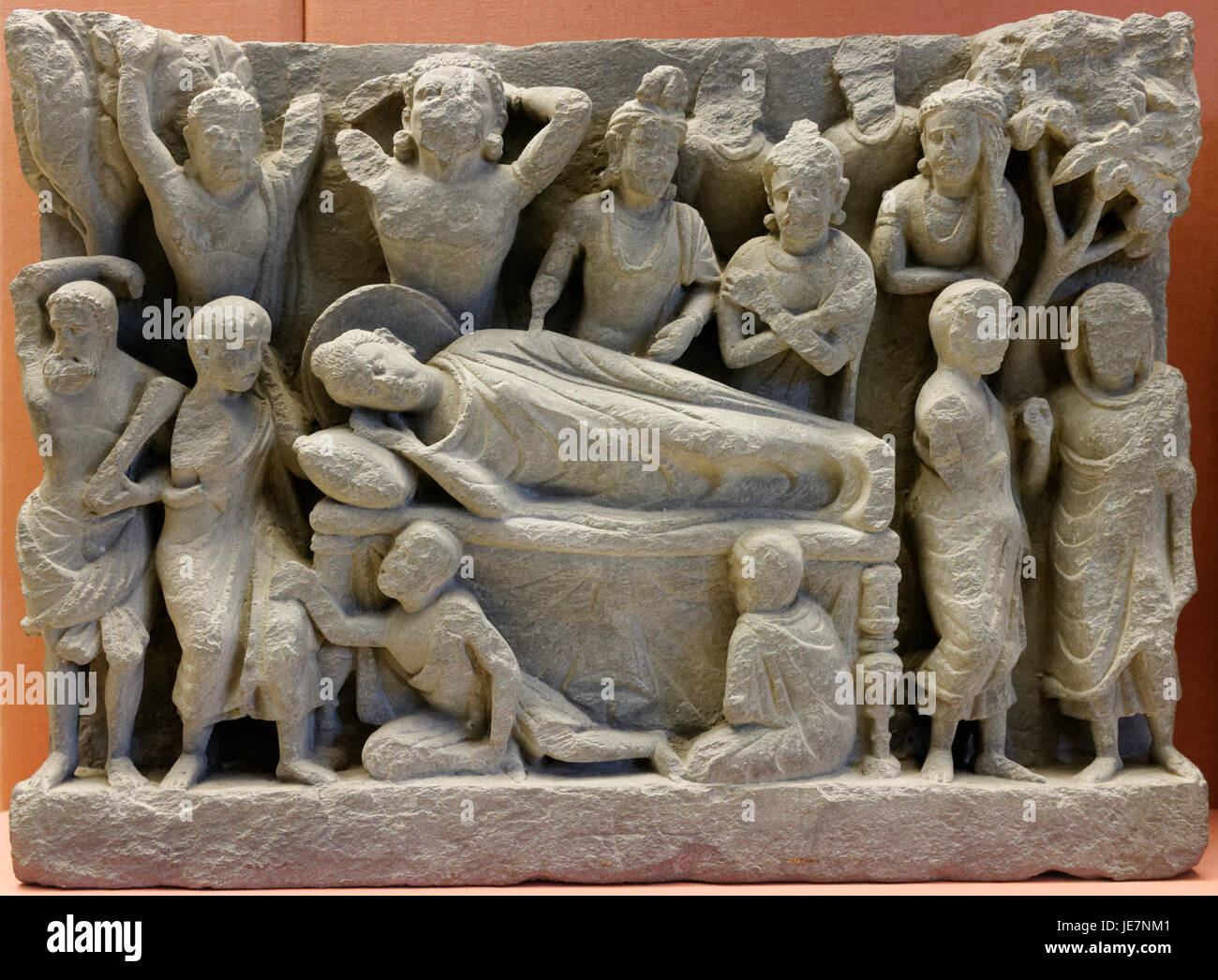 Death of buddha painting hi-res stock photography and images - Alamy
