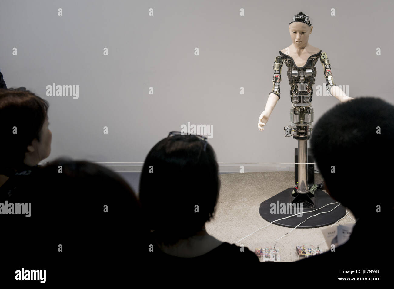 Tokyo, Tokyo, Japan. 22nd June, 2017. A humanoid robot called Alter ...