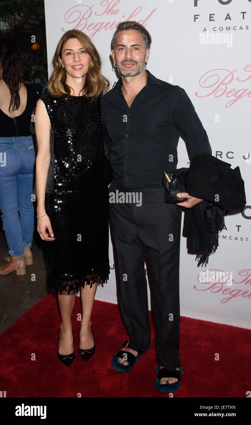 New York, NY, USA. 22nd June, 2017. Sofia Coppola, Marc Jacobs at arrivals for THE BEGUILED ...