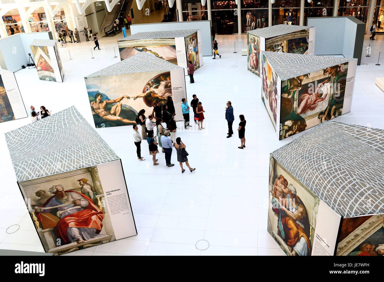 New York, New York, USA. 22nd June, 2017. A view of the panels from the ...