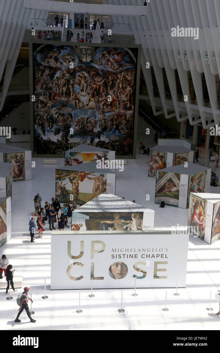 New York, New York, USA. 22nd June, 2017. A view of the panels from the ...