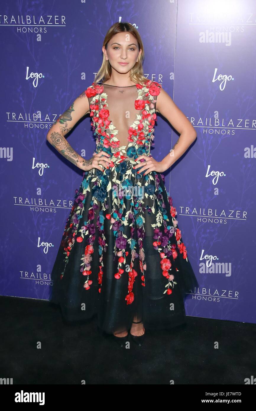 New York, NY, USA. 22nd June, 2017. Julia Michaels at arrivals for LOGO ...