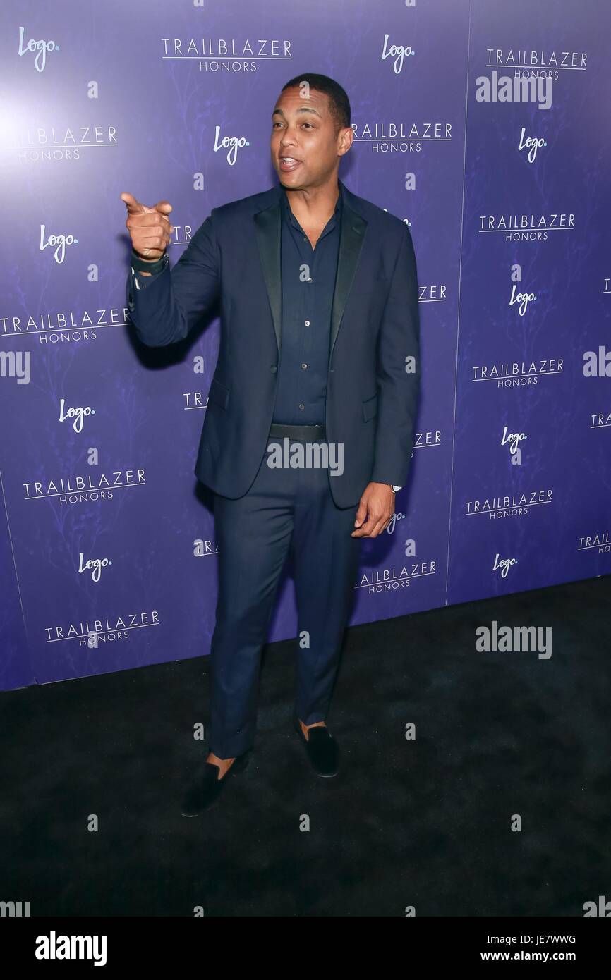 New York, NY, USA. 22nd June, 2017. Don Lemon at arrivals for LOGO'S ...