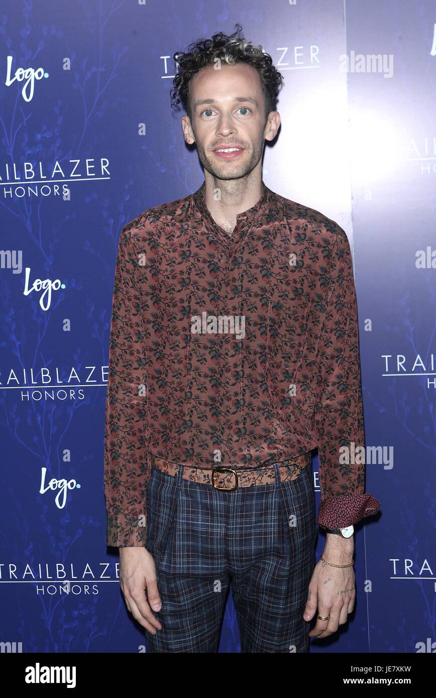 New York, NY, USA. 22nd June, 2017. Wrabel at 2017 LOGO'S “TRAILBLAZER ...