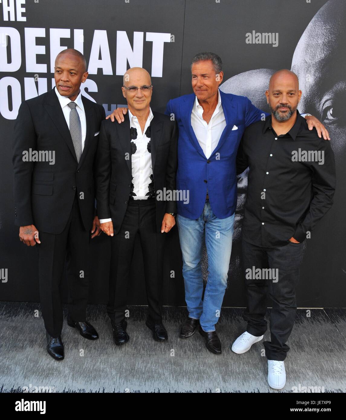 Los Angeles, CA, USA. 22nd June, 2017. Dr Dre, Jimmy Lovine, Richard ...