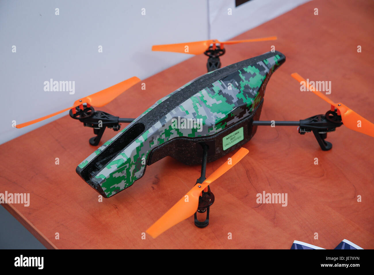 Bydgoszcz, Poland. 22nd June, 2017. An Unmanned Aerial Vehicle (UAV ...