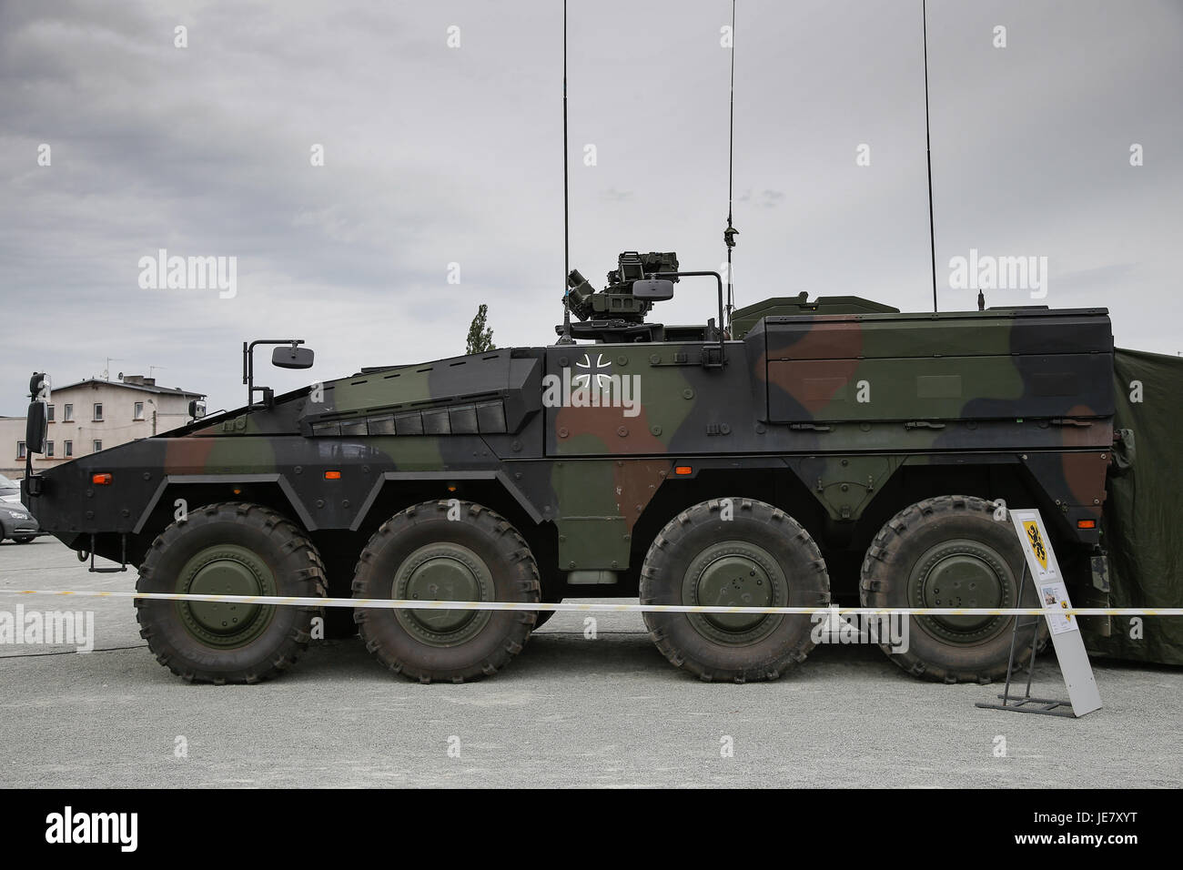 Bydgoszcz, Poland. 22nd June, 2017. An MRAV or Multi Role Aroured ...