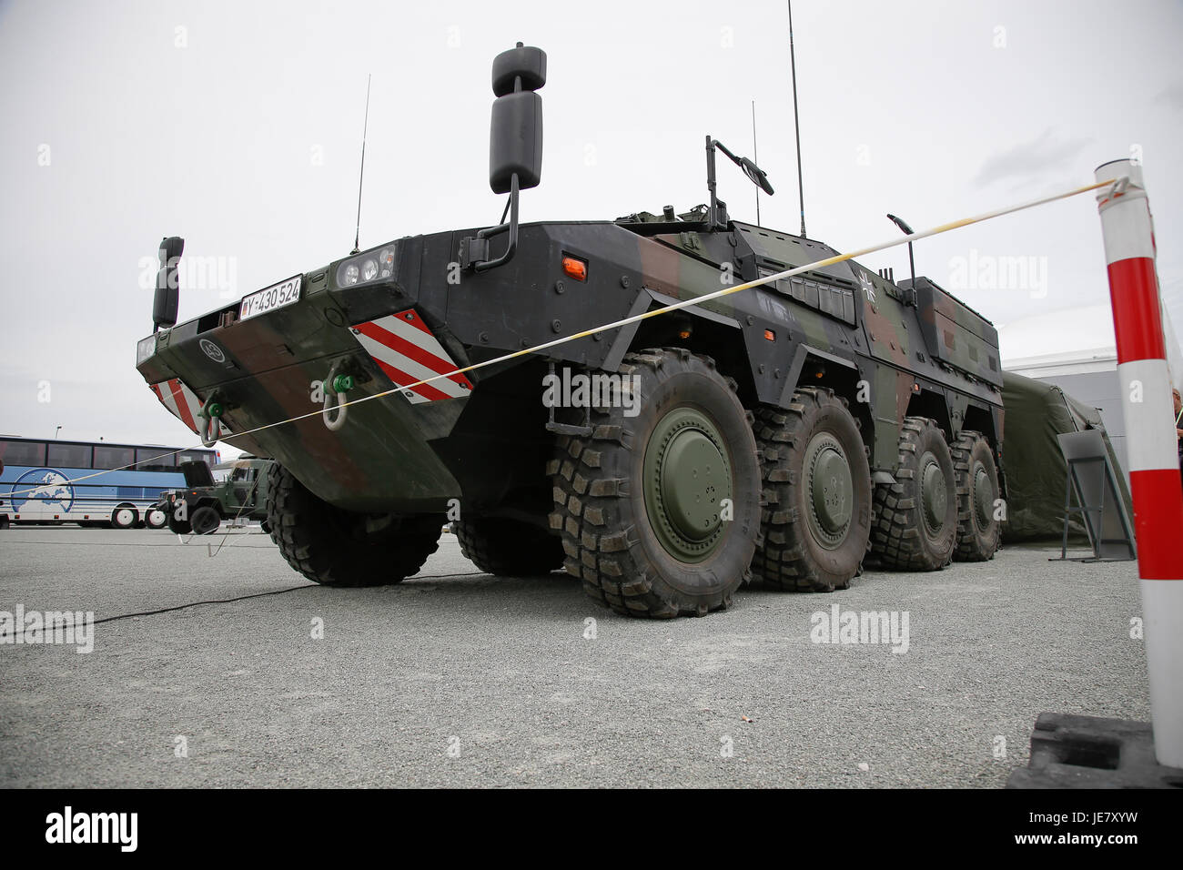 Bydgoszcz, Poland. 22nd June, 2017. An MRAV or Multi Role Aroured ...