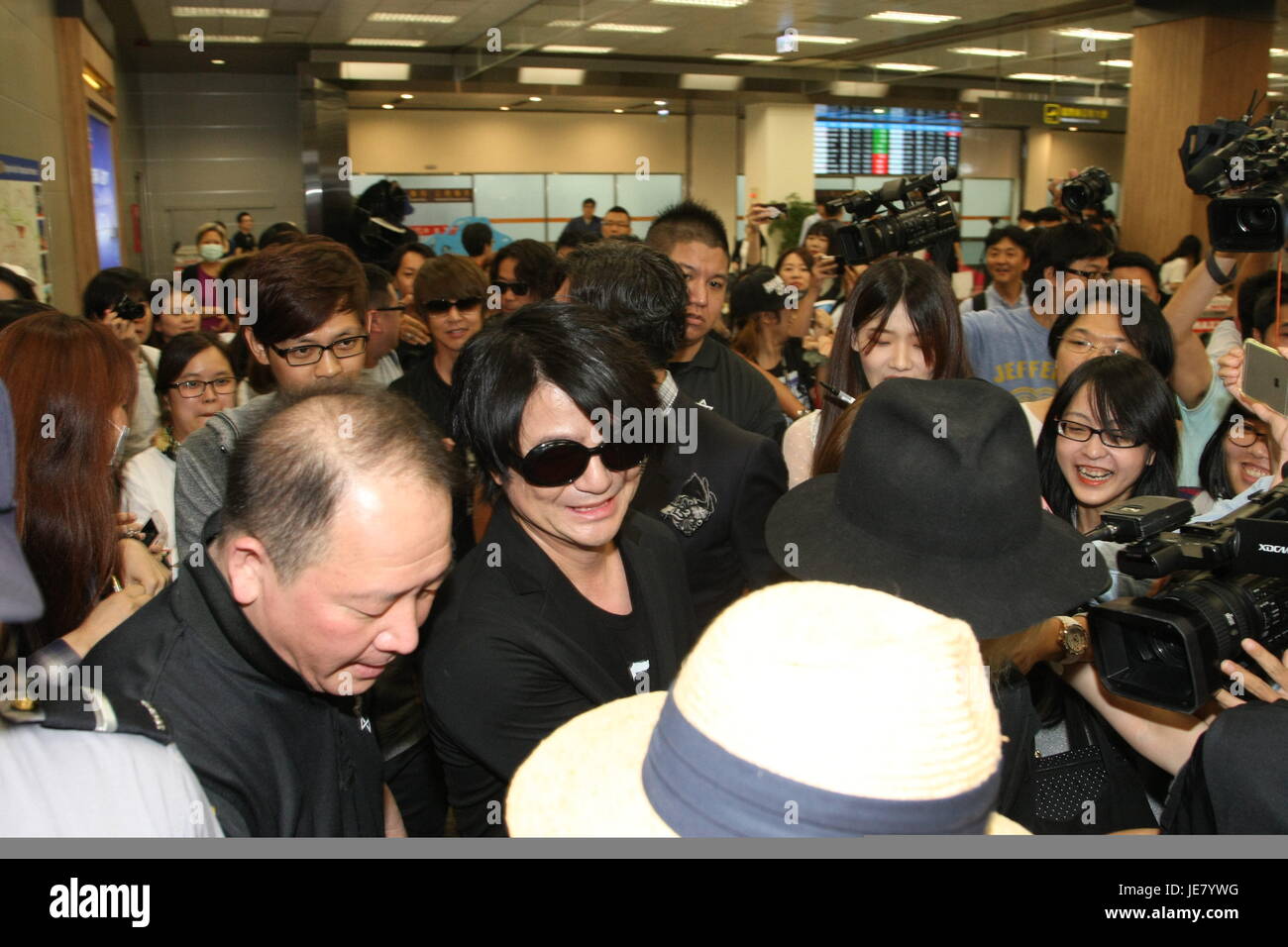Taipei. 22nd June, 2017. GLAY's lead singer TERU, guitarist HISASHI ...