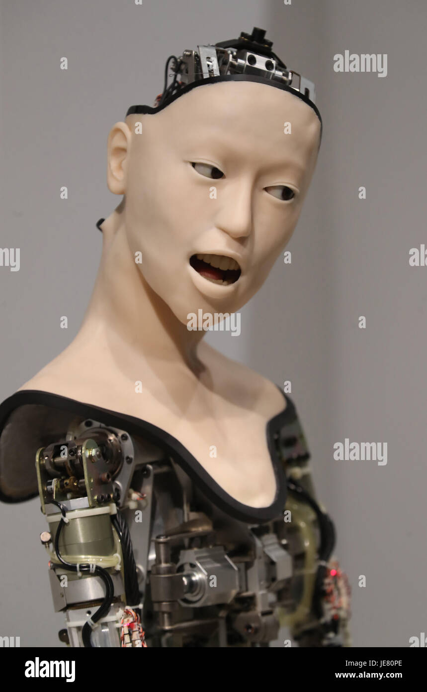 Tokyo, Japan. 22nd June, 2017. The humanoid robot "Alter", developed by ...