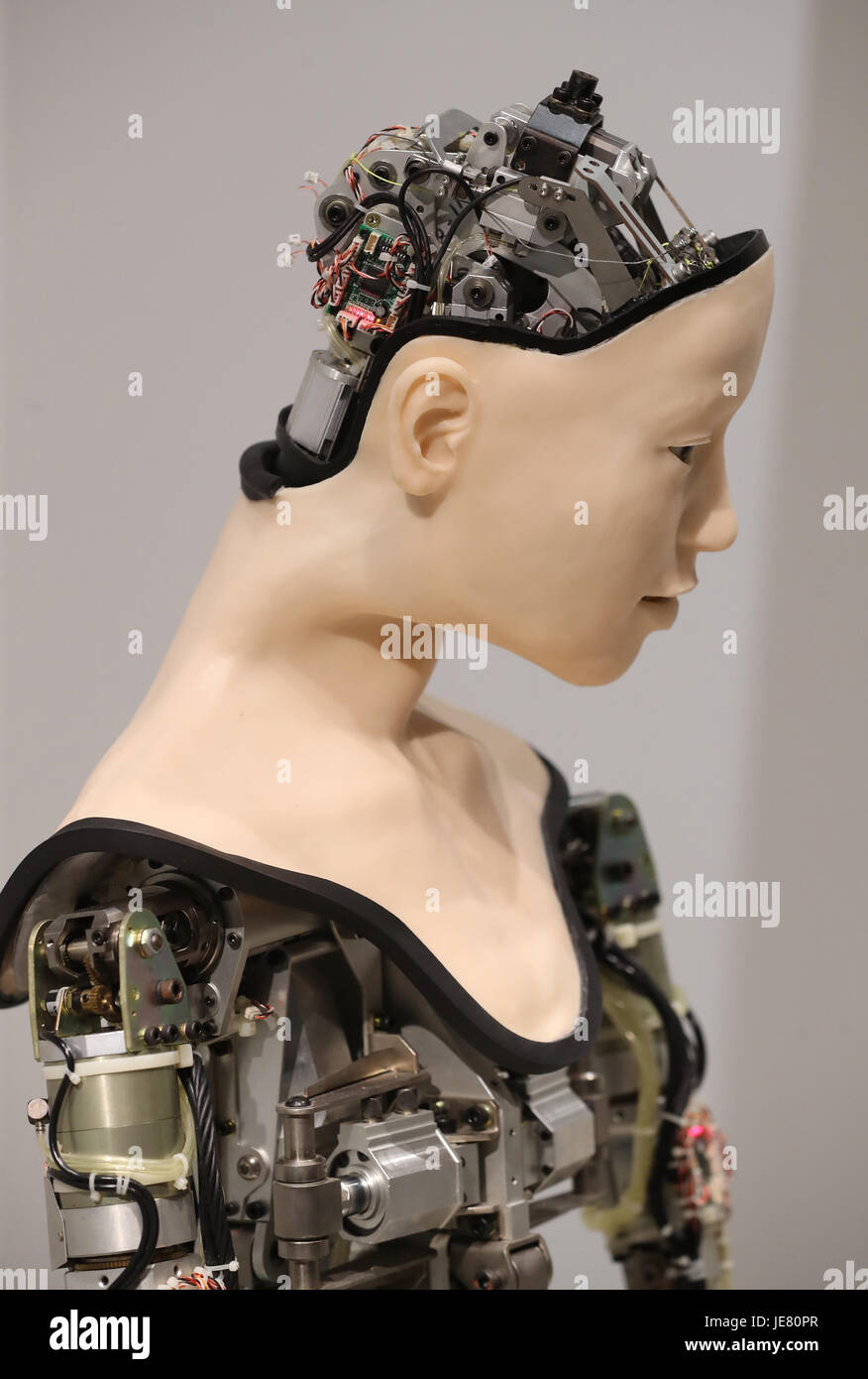 Tokyo, Japan. 22nd June, 2017. The humanoid robot "Alter", developed by ...