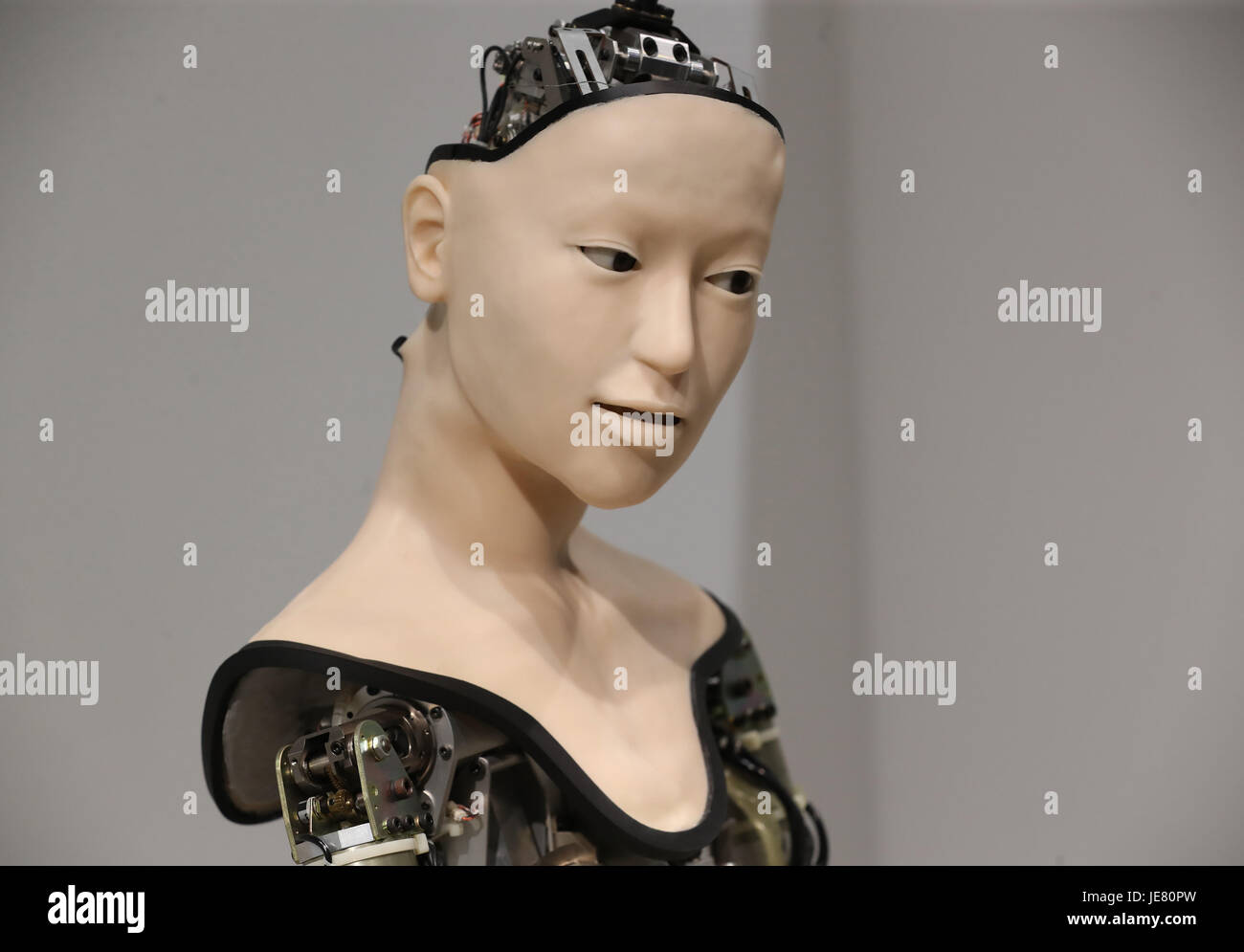 Tokyo, Japan. 22nd June, 2017. The humanoid robot "Alter", developed by ...