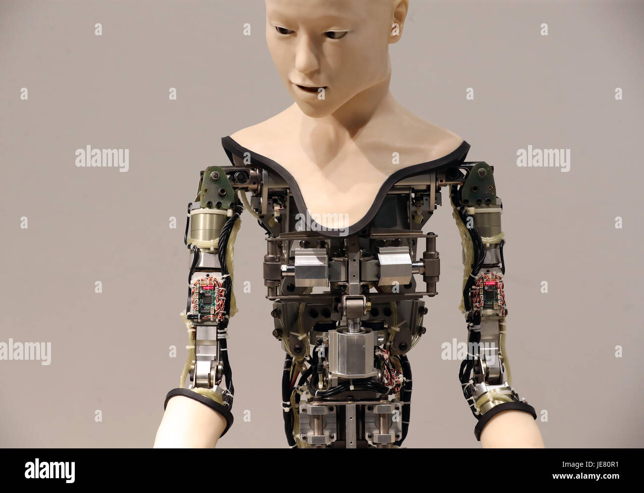 Tokyo, Japan. 22nd June, 2017. The humanoid robot "Alter", developed by ...