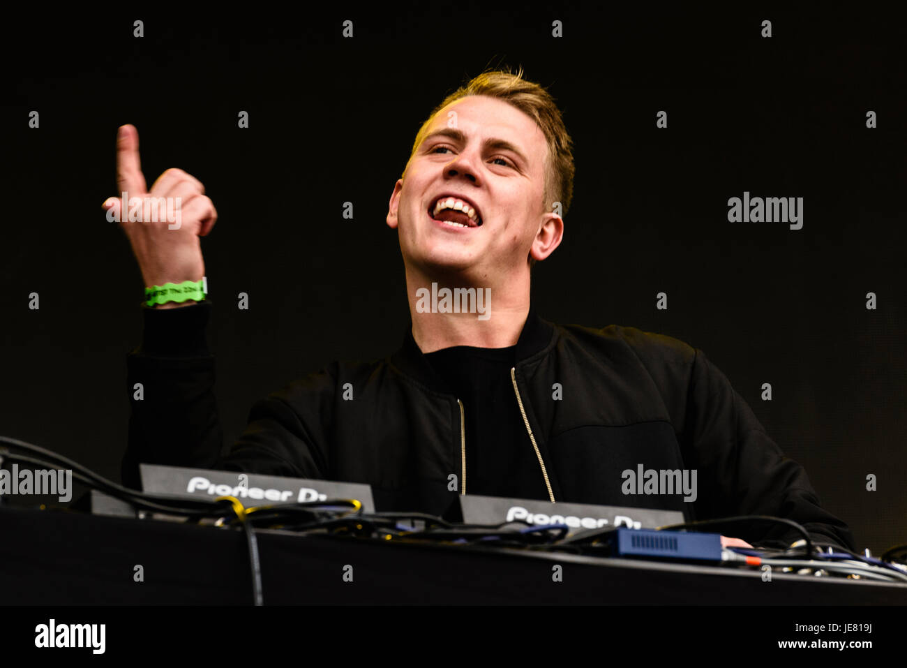 Belfast, Northern Ireland. 22/06/2017 - Danish DJ Martin Jensen, one of ...