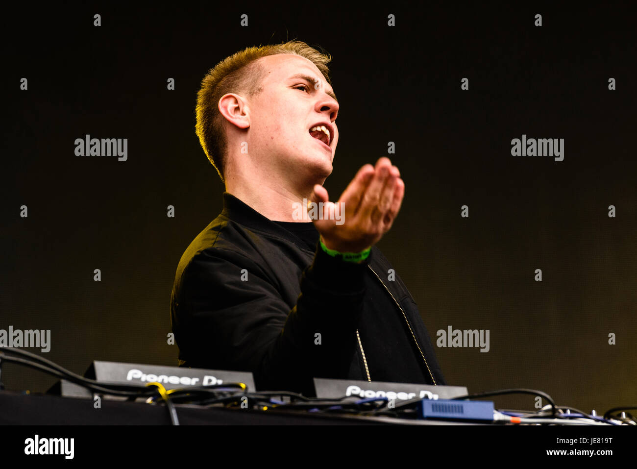 Belfast, Northern Ireland. 22/06/2017 - Danish DJ Martin Jensen, one of ...