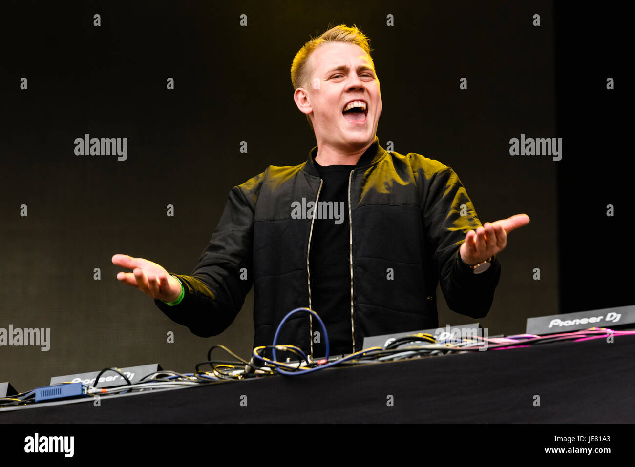 Belfast, Northern Ireland. 22/06/2017 - Danish DJ Martin Jensen, one ...
