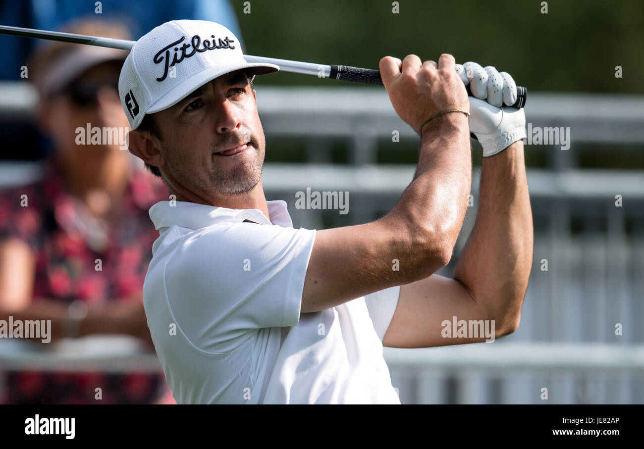 Moosinning, Germany. 23rd June, 2017. Australian golfer Wade Ormsby in ...