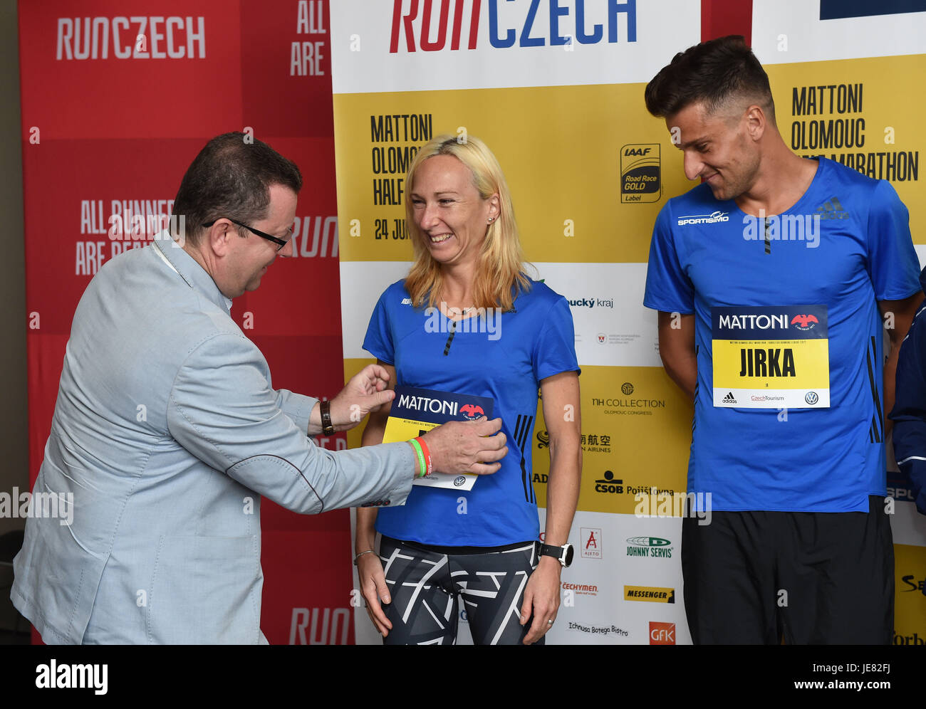 Olomouc, Czech Republic. 23rd June, 2017. From left Mayor of Olomouc ...