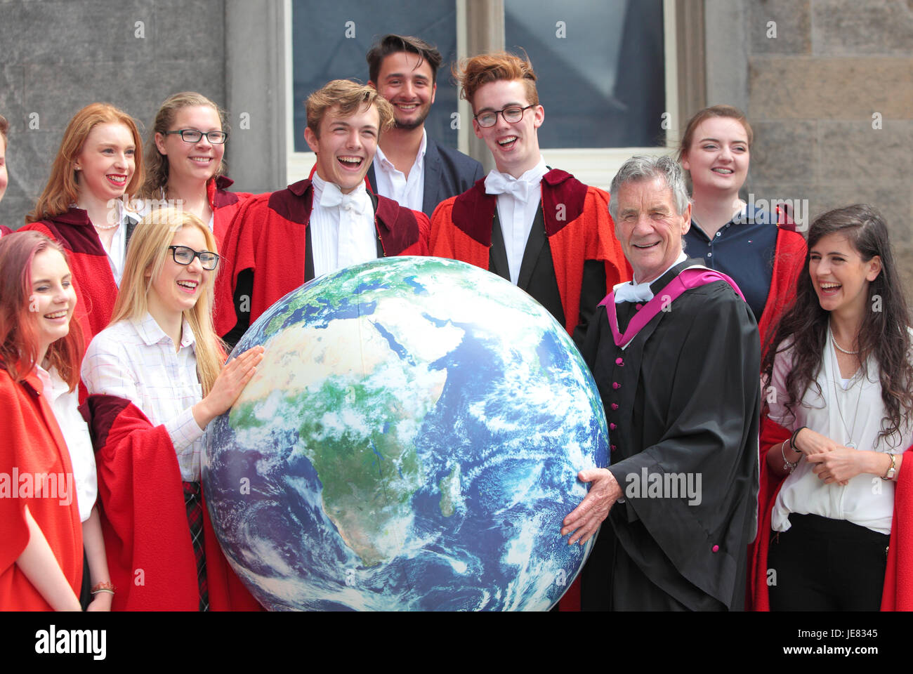 Fife, Scotland, UK. 23rd June, 2017. Michael Palin receives an honorary ...