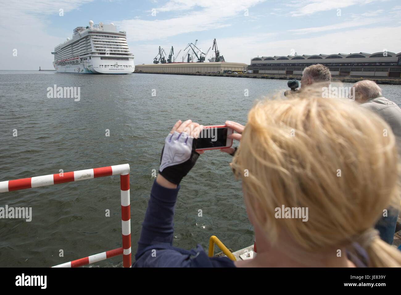 Gdynia, Poland. 23rd June, 2017. Biggest in history of Polish ports ...