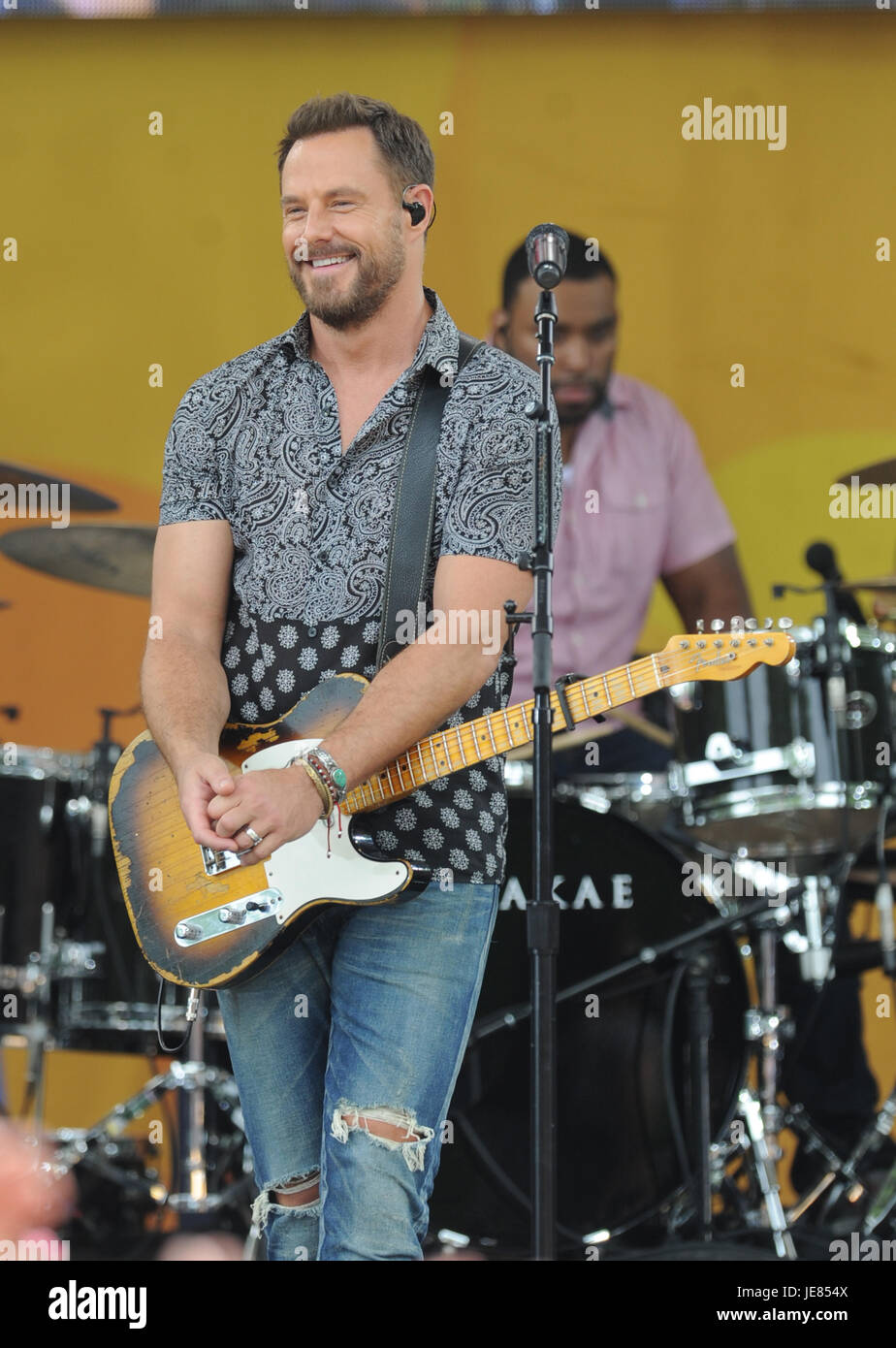 New York, USA. 23rd Jun, 2017. Jimi Westbrook Of little Big Town ...