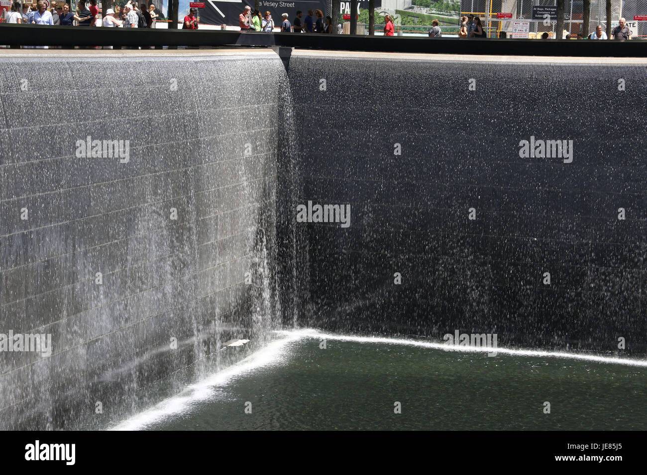 New York, USA. 23rd June, 2017. A view of the waterfall on the South ...