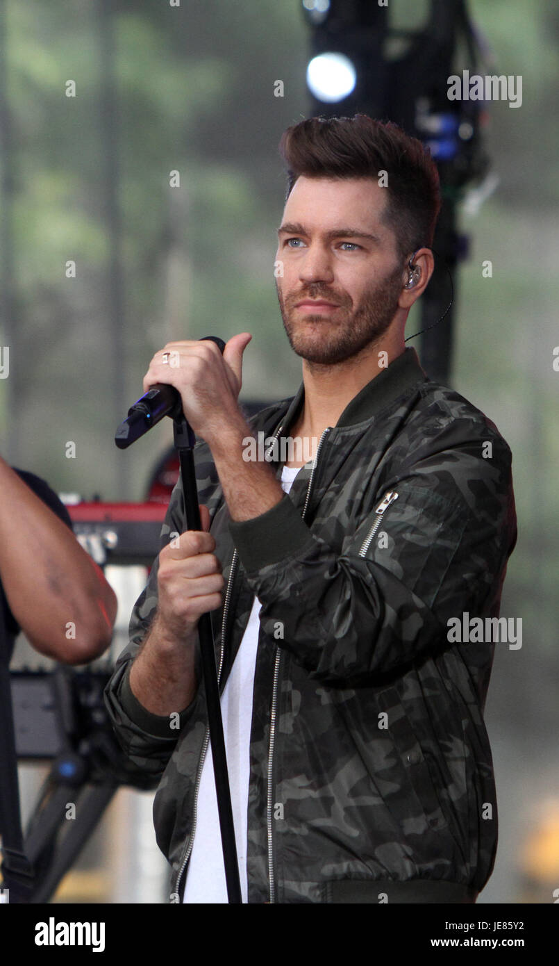 New York, NY, USA. 23rd June, 2017. Andy Grammer performs on NBC's ...