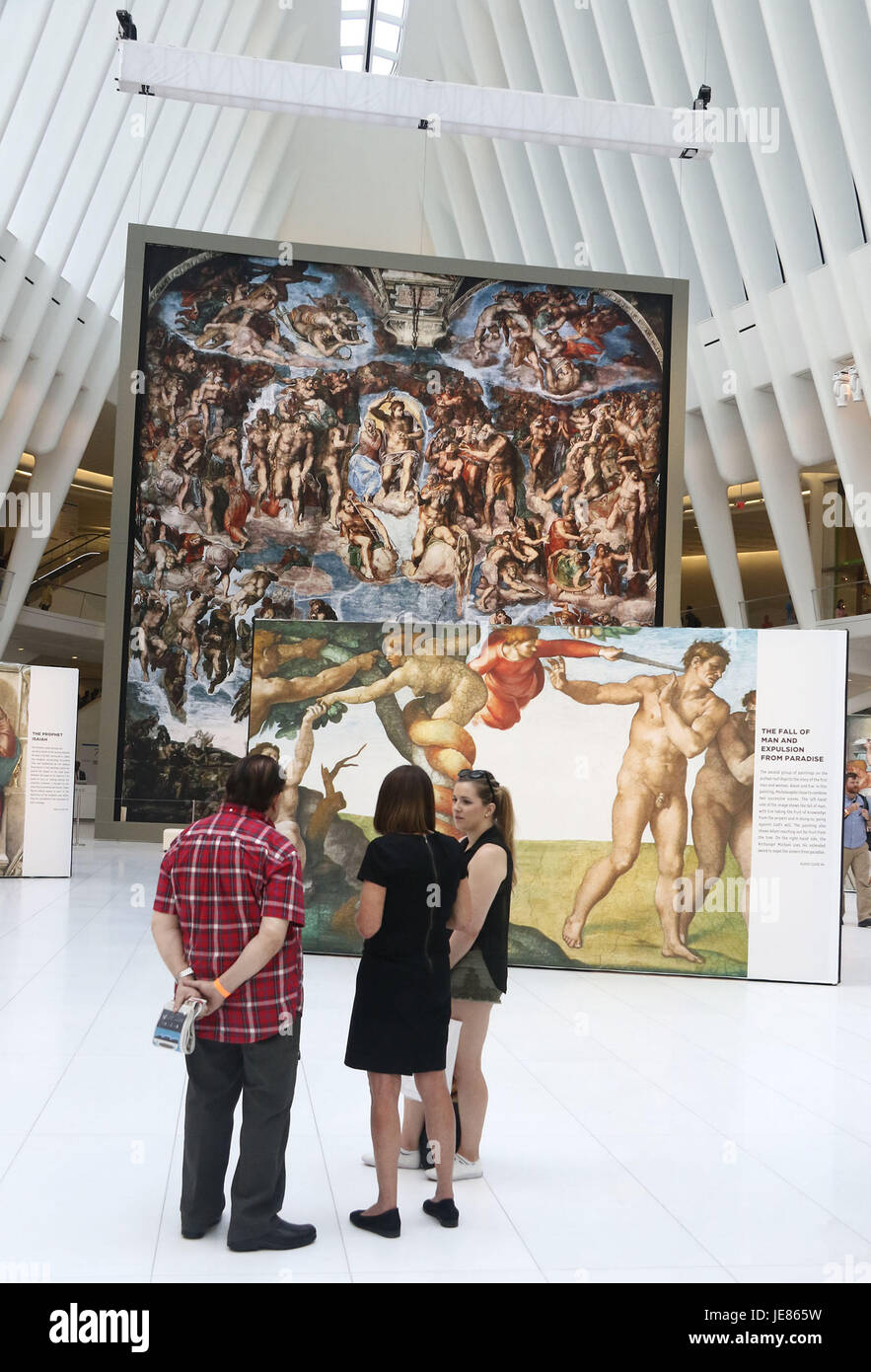New York, New York, USA. 22nd June, 2017. A view of the panels from the ...