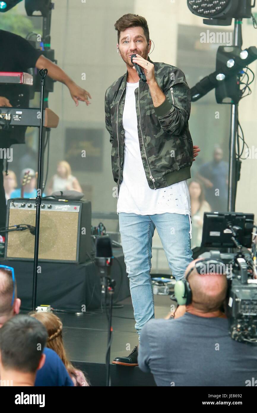 New York, NY, USA. 23rd June, 2017. Andy Grammer on stage for NBC Today ...