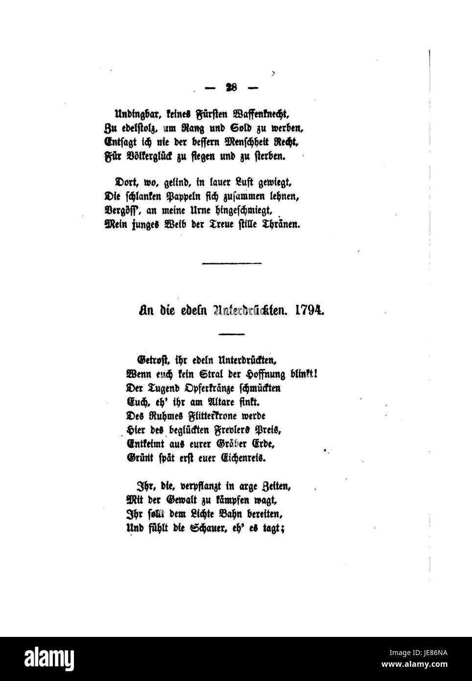 'Blumenlese aus den neuen Schweizerischen Dichtern' is a collection of ...