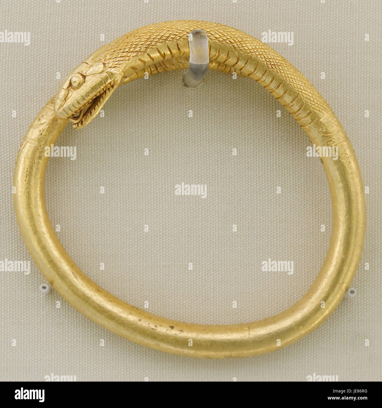 This coiled snake bracelet, housed in the British Museum, is a piece of ...