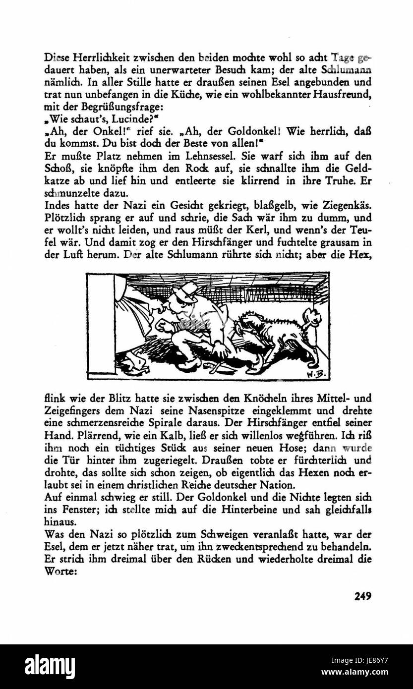 A page from Wilhelm Busch's 'Busch Werke' volume 4, illustrating his ...