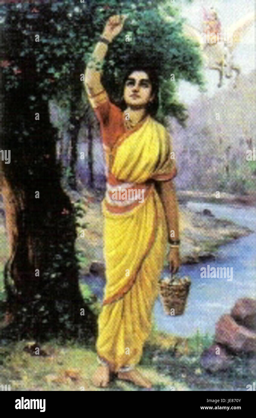 The artwork 'Ahalya Indravalokan' represents the Hindu mythological ...