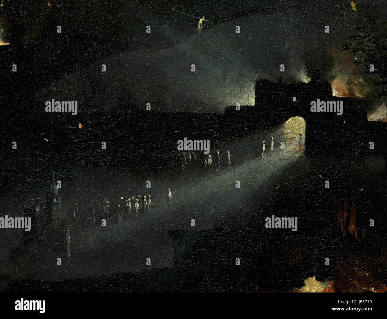 The right panel of Hieronymus Bosch's 'The Garden of Earthly Delights ...