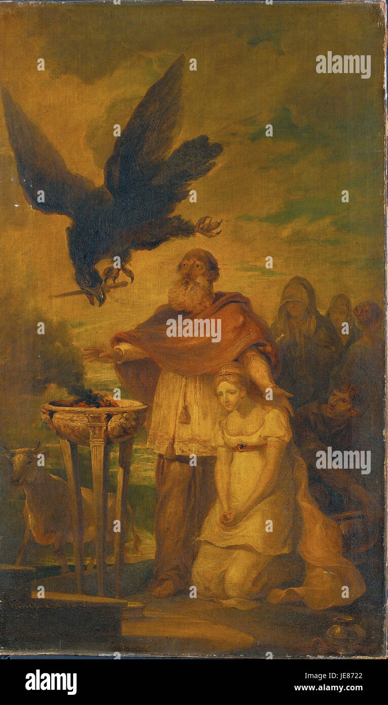 Sir Peter Francis Bourgeois's painting depicts the historical moment ...