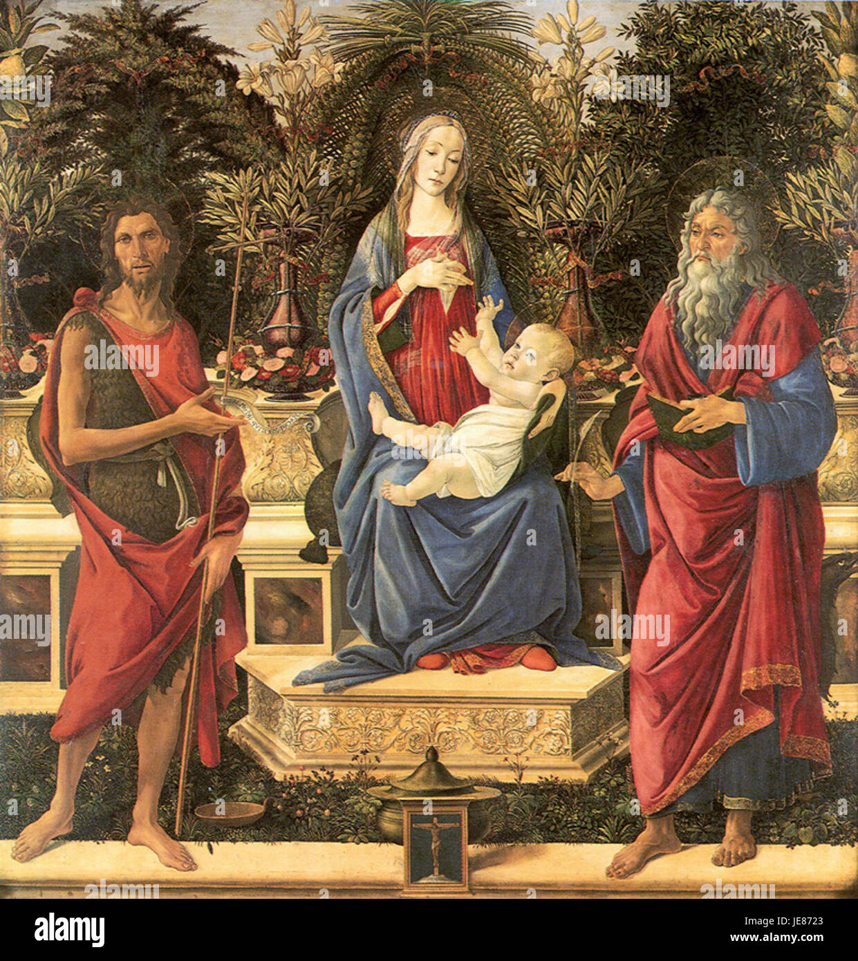 Sandro Botticelli’s 'Madonna Bardi' depicts the Virgin Mary and child ...