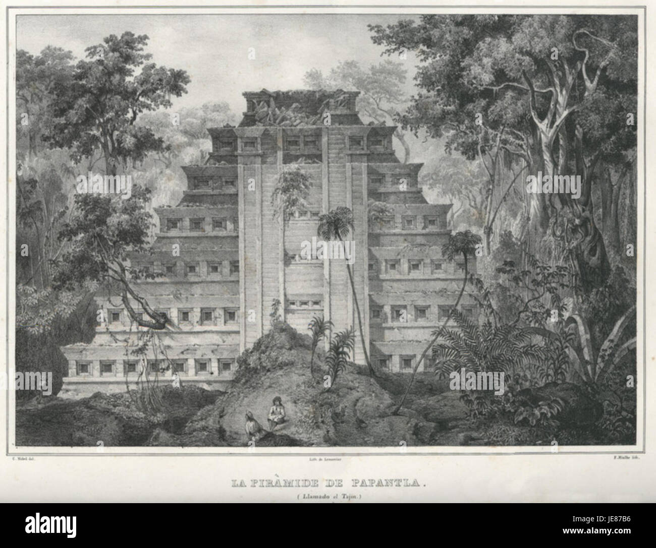 Carl Nebel was a 19th-century German-born painter and lithographer ...