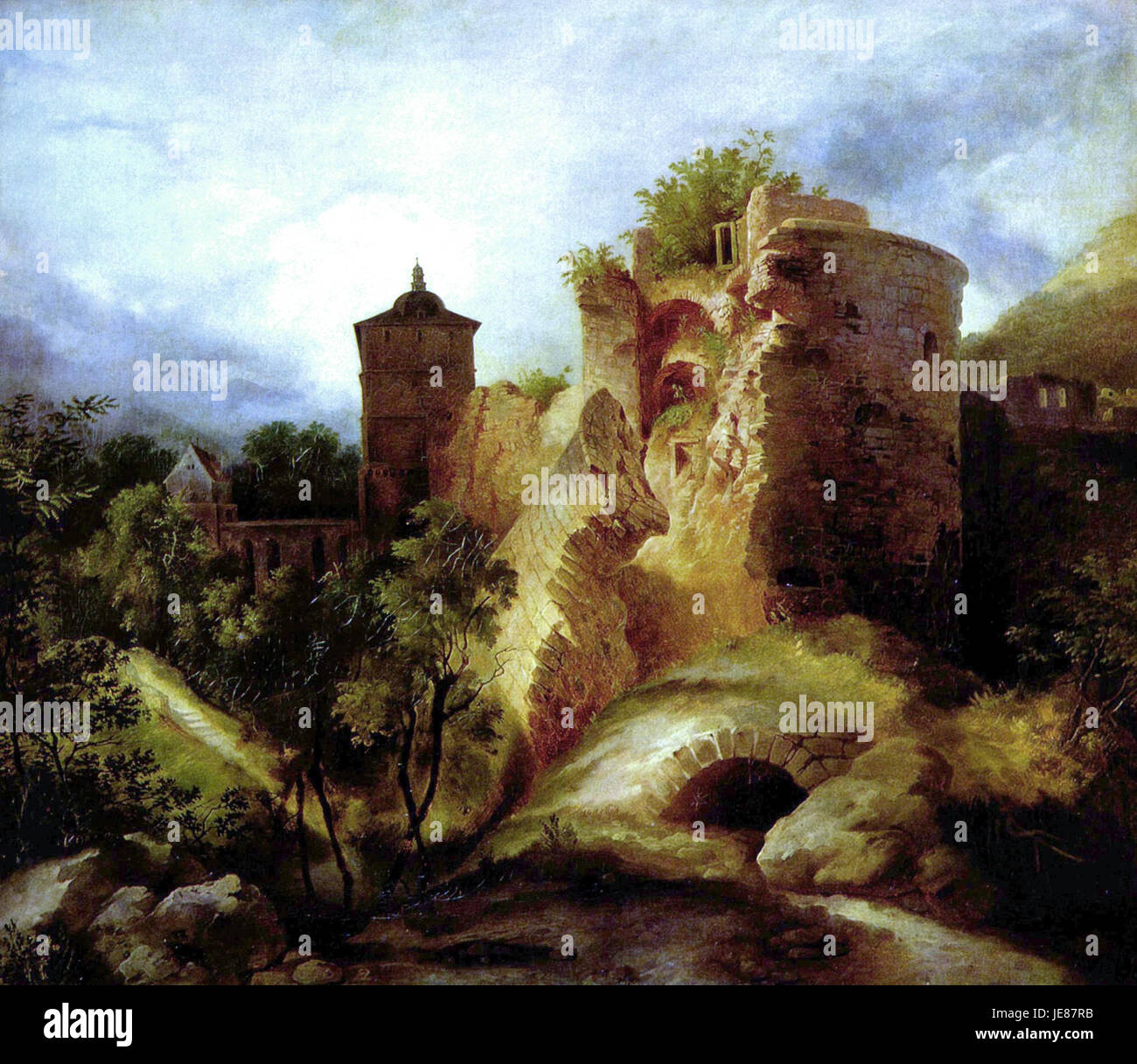 Carl Blechen was a German Romantic painter known for his landscapes and ...