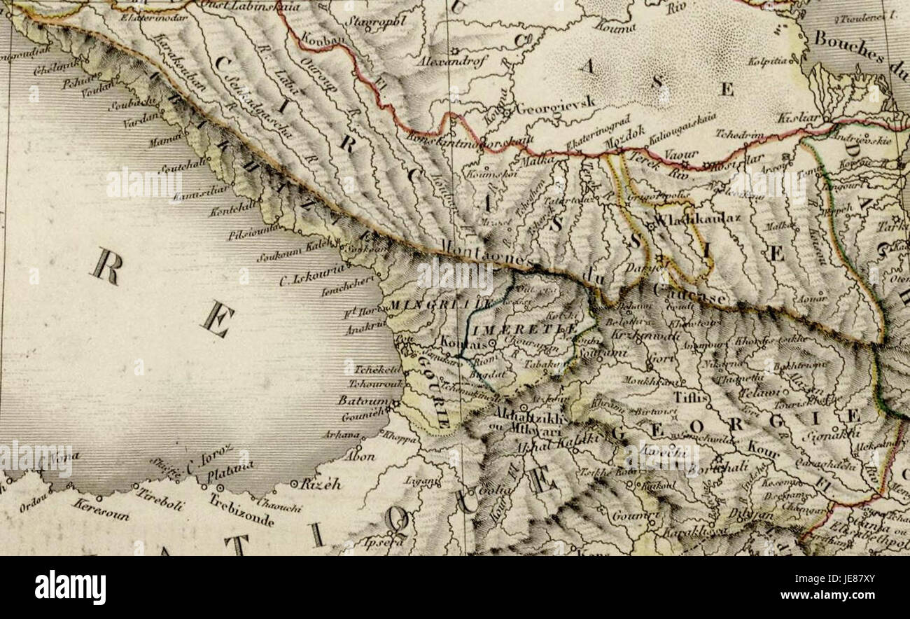 A map of European Russia from 1824, showing new acquisitions in Sweden ...