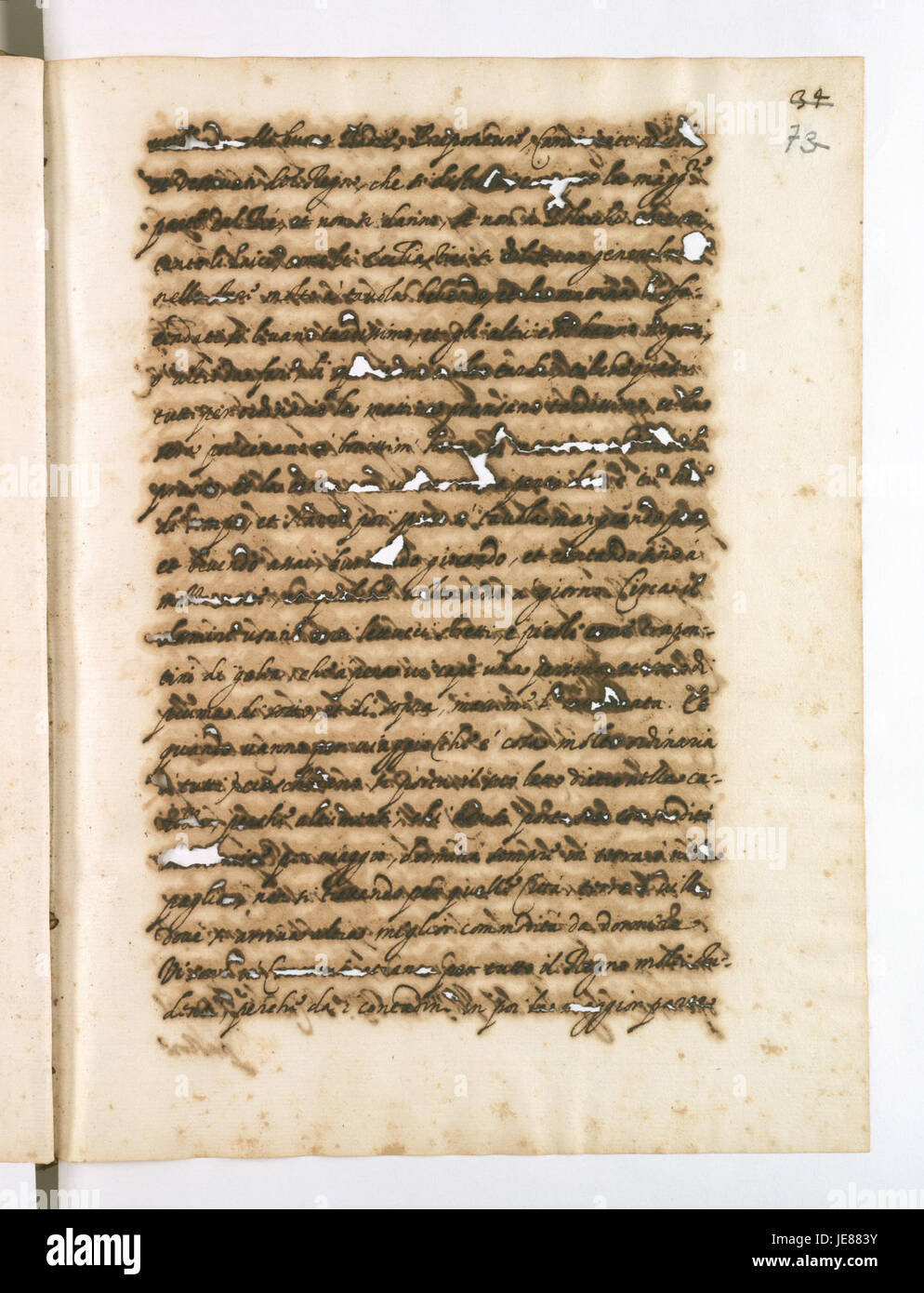This is a historical manuscript detailing the itinerary of Papal Legate ...