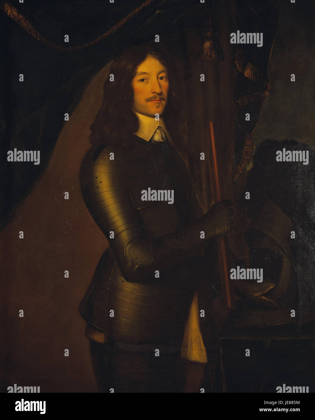 This portrait, attributed to Willem van Honthorst, depicts James Graham ...