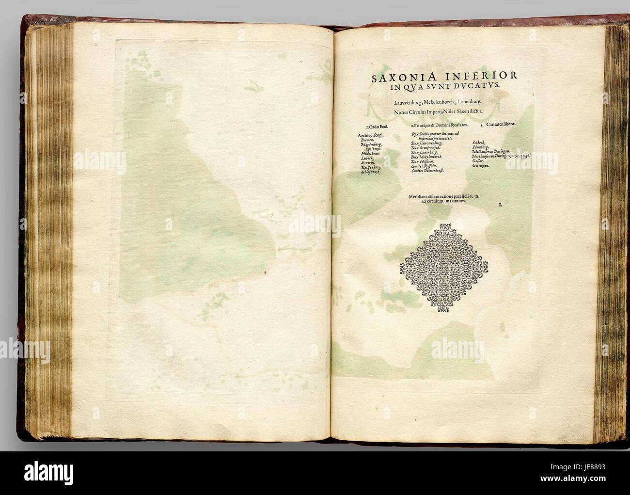 The 'Atlas Cosmographicae' by Gerardus Mercator, first published in the ...