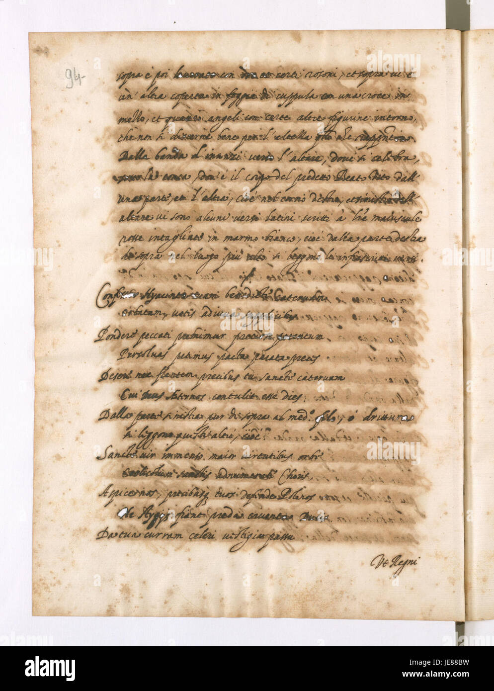 A historical manuscript documenting the journey of Papal legate Henryk ...