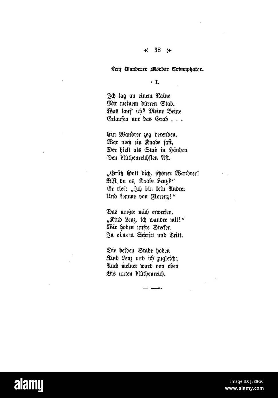 Traditional german poems hi-res stock photography and images - Alamy