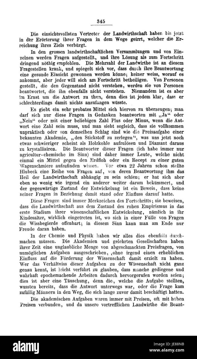 A historical letter from *De Chemische Briefe* by Justus von Liebig, a ...