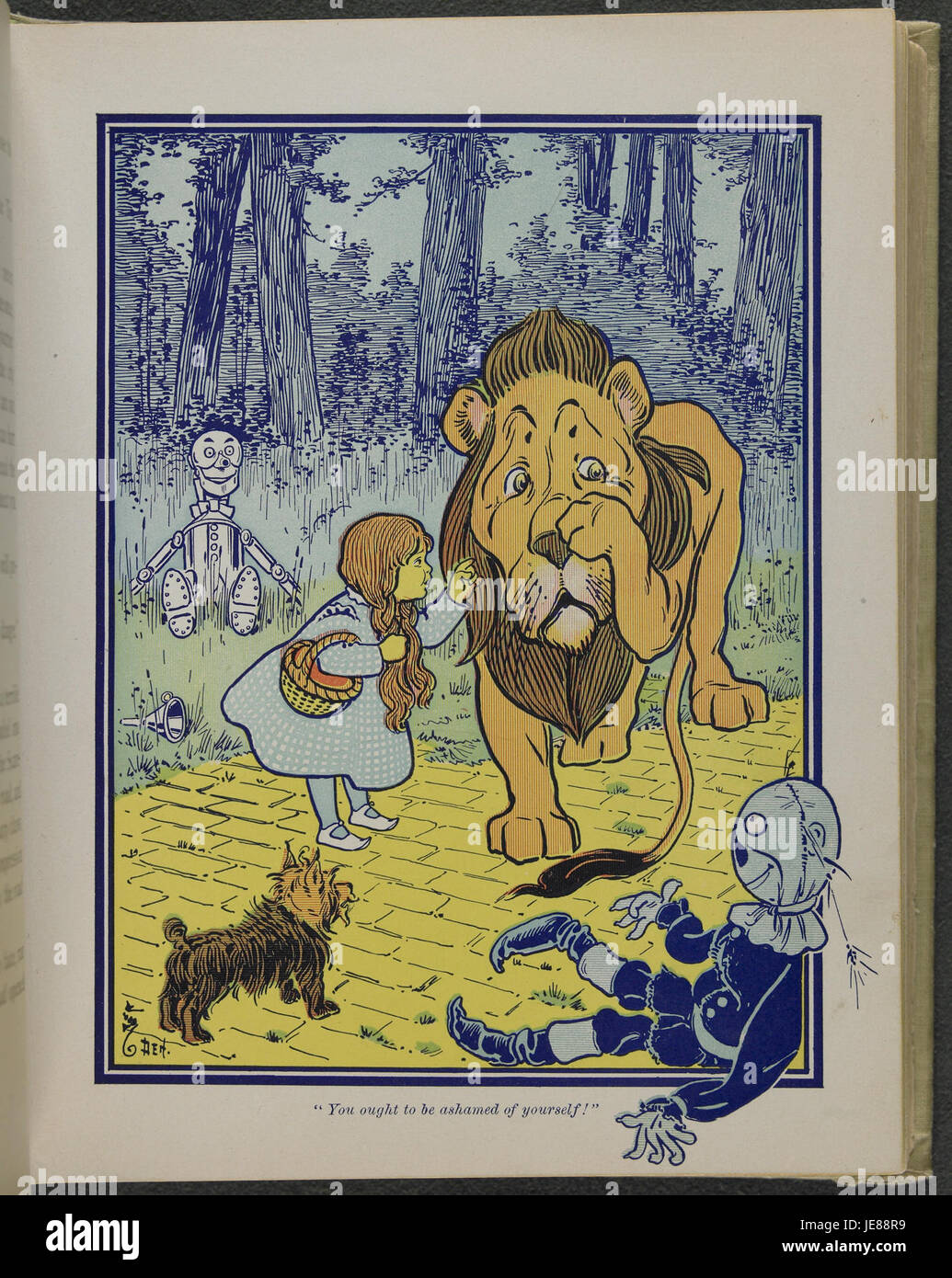 The Cowardly Lion is a character from L. Frank Baum's famous novel 'The ...