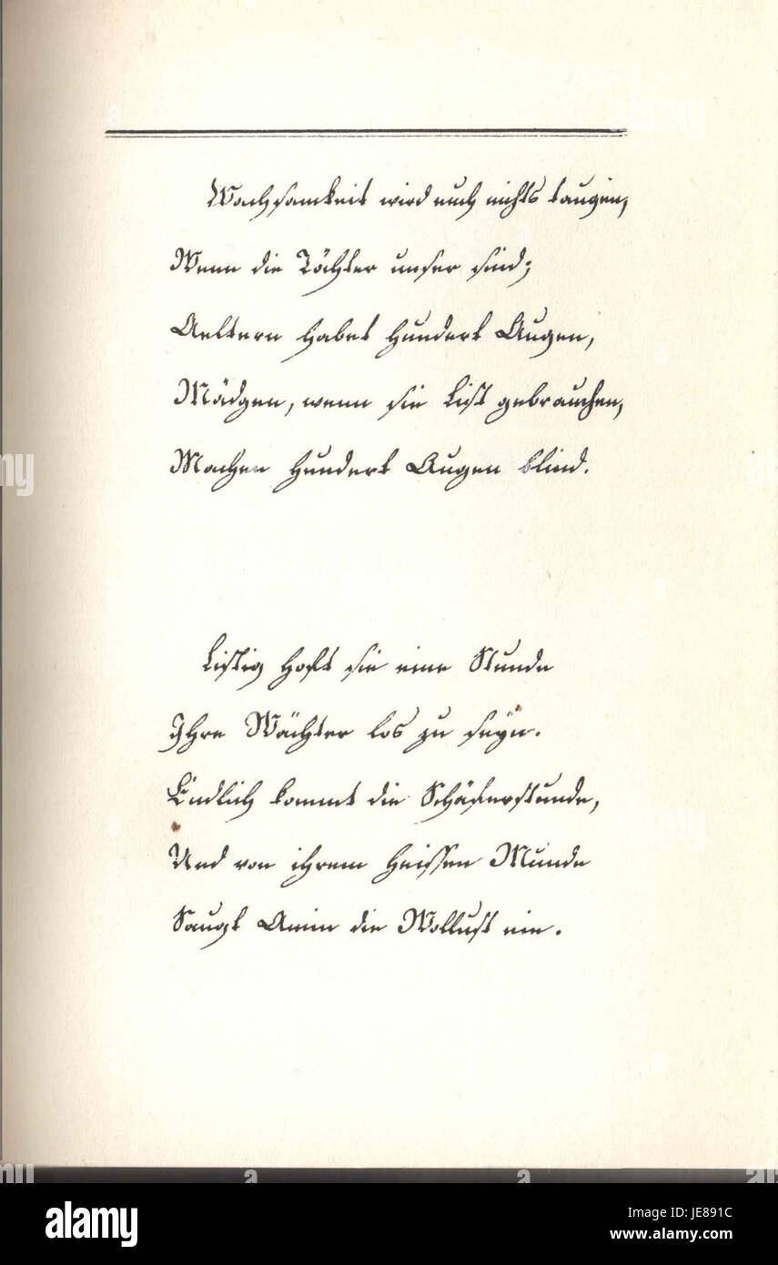 The 'Annette Manuscript' by Johann Wolfgang von Goethe is a significant ...